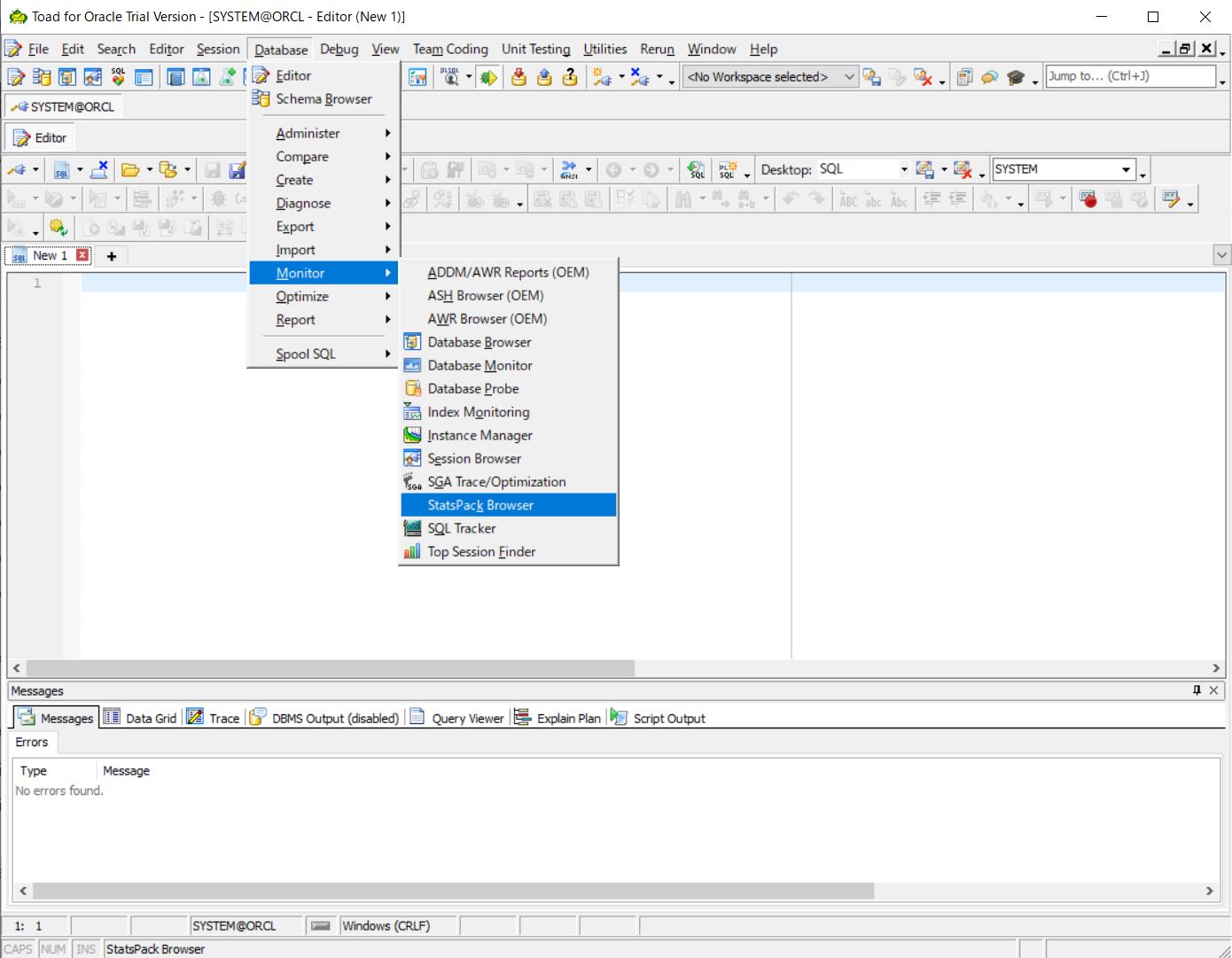 【Oracle版】Toadを使うとStatspackレポートのグラフ化も簡単 | 技術情報 | 株式会社コーソル