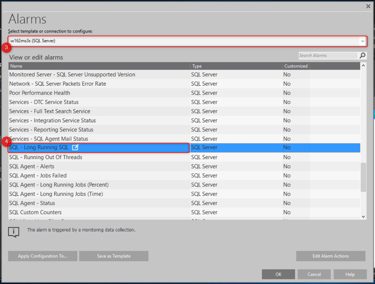 【SQL Server版】Spotlightで長時間実行SQLを監視アラームに設定する手順 | 技術情報 | 株式会社コーソル